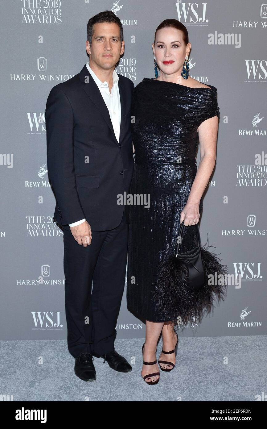 (L-R) Panio Gianopoulos and Molly Ringwald attend the WSJ Magazine 2019 ...