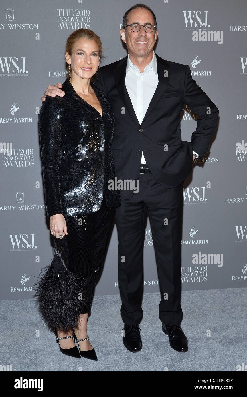 (L-R) Jessica Seinfeld and Jerry Seinfeld attend the WSJ Magazine 2019 ...