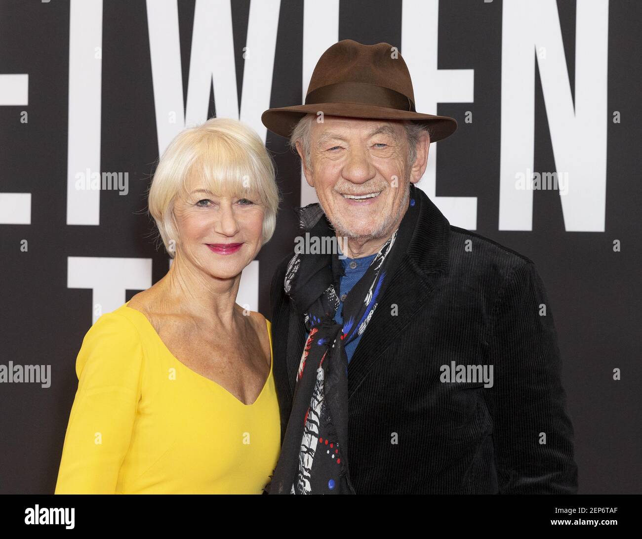 (11/6/2019) Dame Helen Mirren and Sir Ian McKellen attend The Good Liar ...