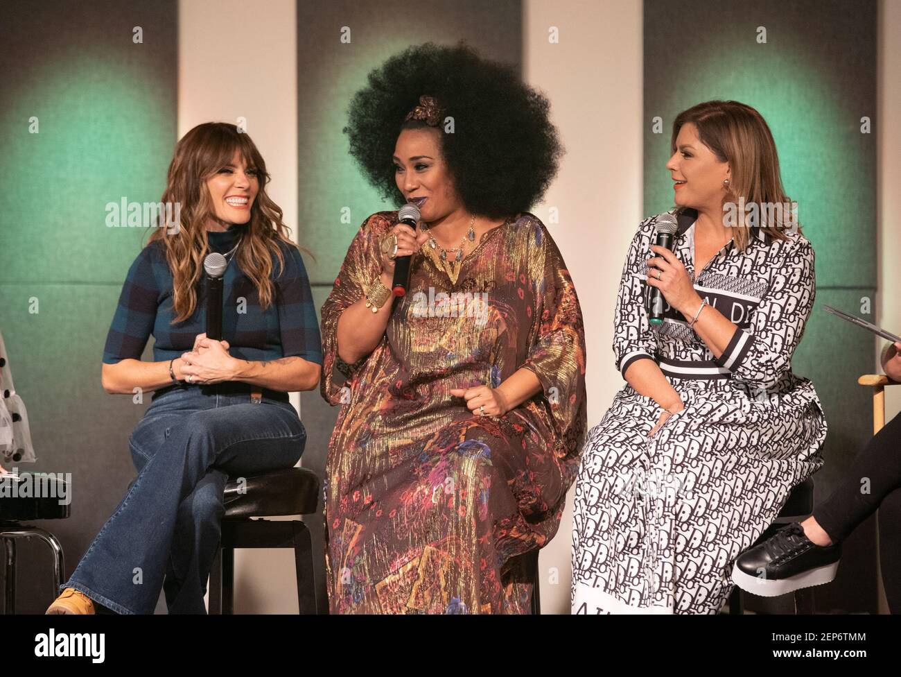 MIAMI, FL - NOV 6: Kany Garcia, Aimee Nuviola and Olga Tanon are seen ...