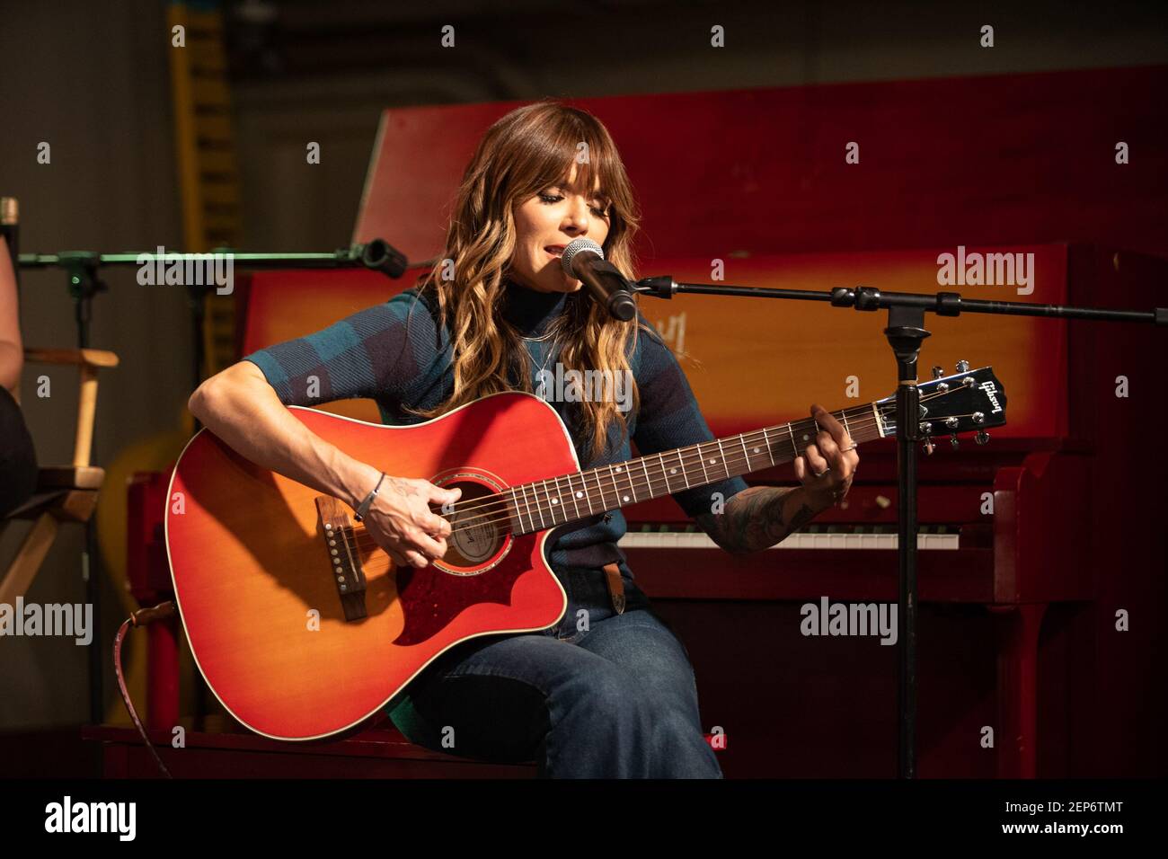 MIAMI, FL - NOV 6: Katy Garcia performs during Women in Music event at ...