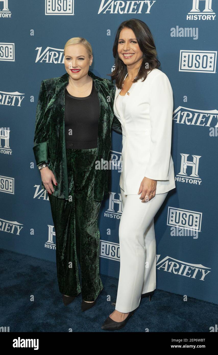 Meghan Mccain And Tulsi Gabbard Attend Varietys 3rd Annual Salute To