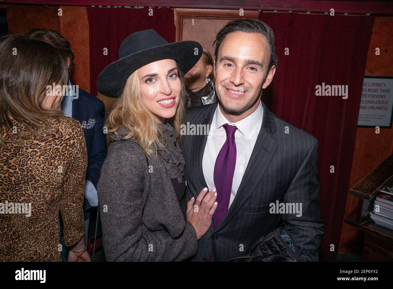 Noa Kahner and Andrew Kahner attend Pamela Morgan One-Woman Caberet ...