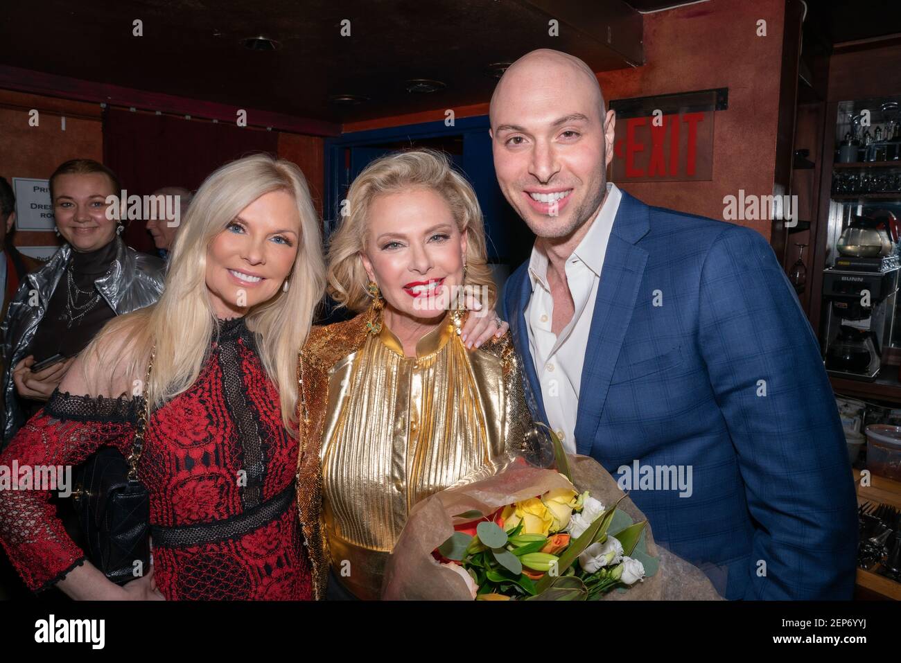 Colleen Rein, Pamela Morgan and her son attend Pamela Morgan One-Woman ...