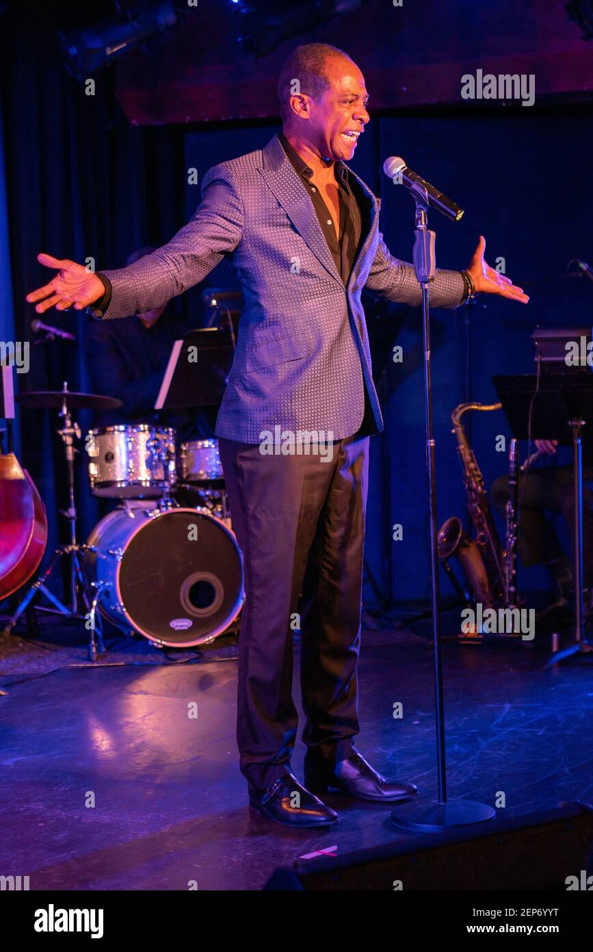 Frederick Anderson performs at the Pamela Morgan One-Woman Caberet Show ...