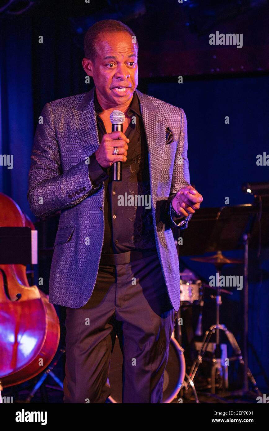 Frederick Anderson performs at the Pamela Morgan One-Woman Caberet Show ...