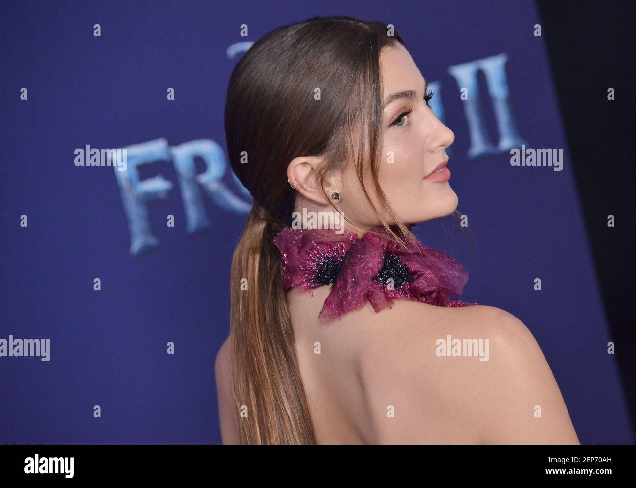 Rachel Matthews arrives at Disney's FROZEN 2 World Premiere held at the ...