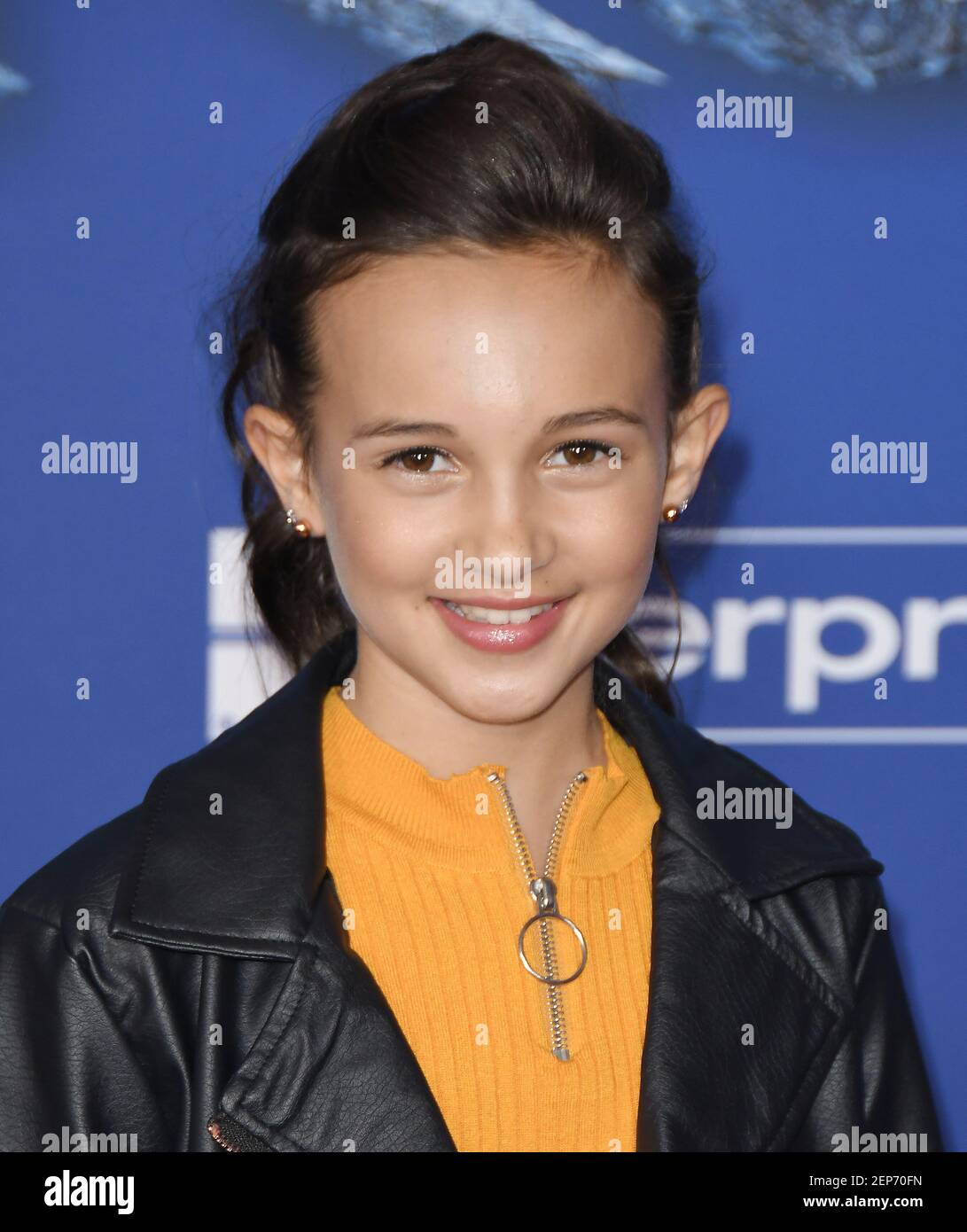 Kaylin Hayman arrives at Disney's FROZEN 2 World Premiere held at the ...