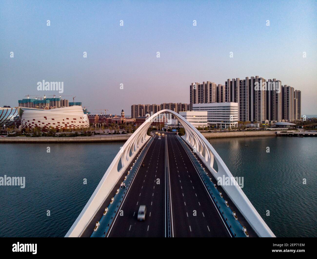 An aerial view of Xingguang island, literally translated as Island of ...