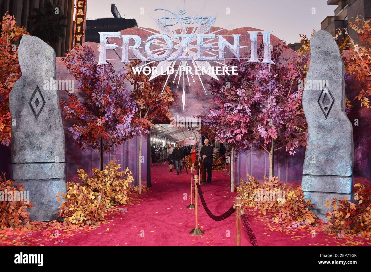 Atmosphere arrives at Disney's FROZEN 2 World Premiere held at the ...