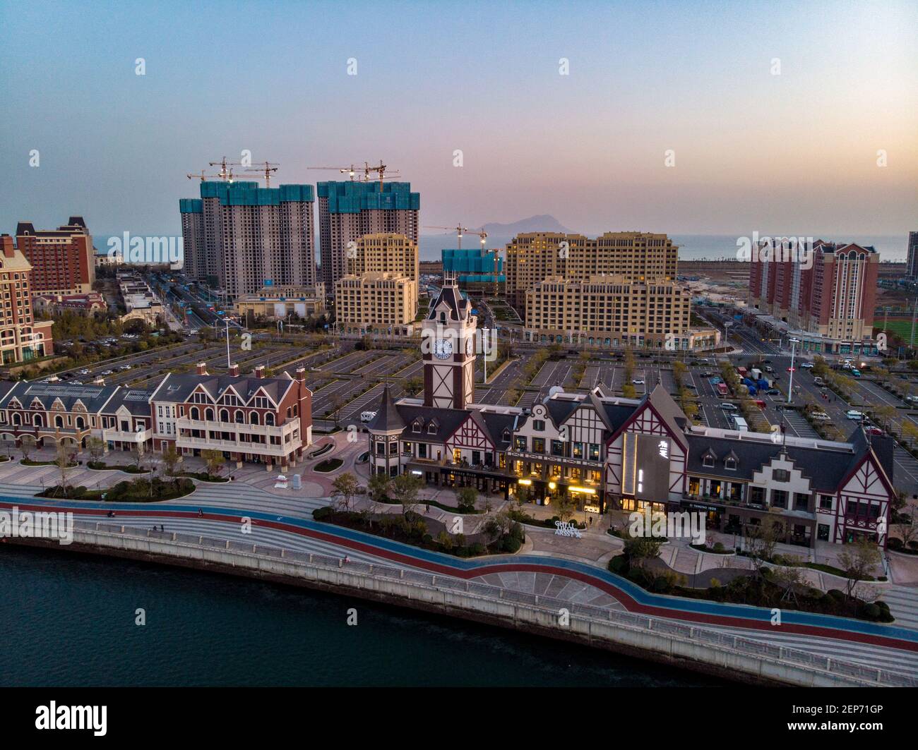 An aerial view of Xingguang island, literally translated as Island of ...