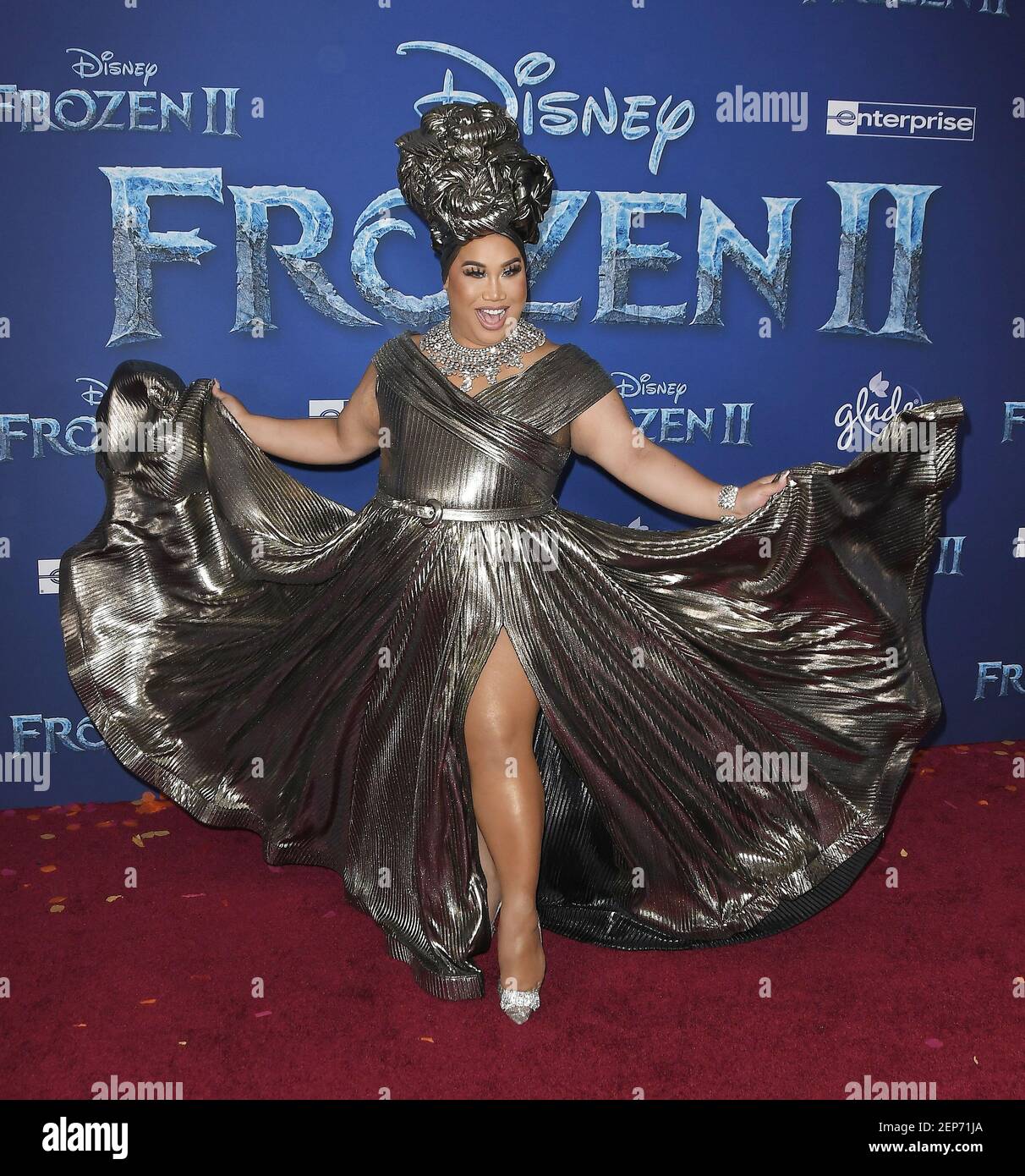 Patrick Starrr arrives at Disney's FROZEN 2 World Premiere held at the ...