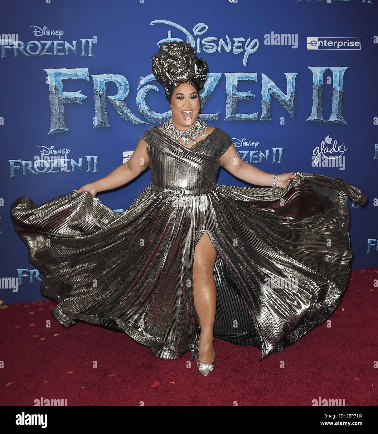 Patrick Starrr arrives at Disney's FROZEN 2 World Premiere held at the ...