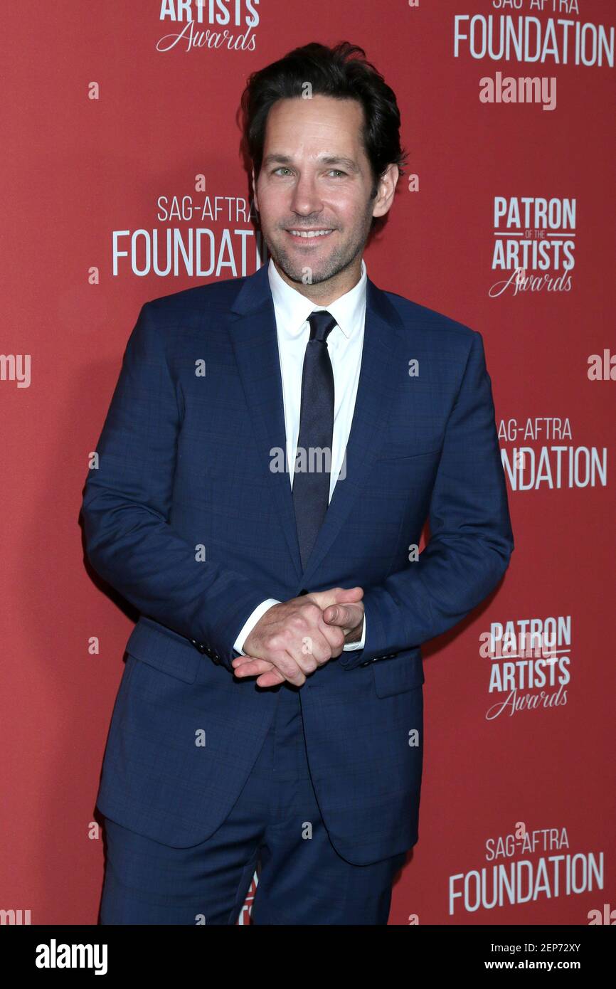 Paul Rudd at the 4th Annual Patron of the Artists Awards, at Wallis ...