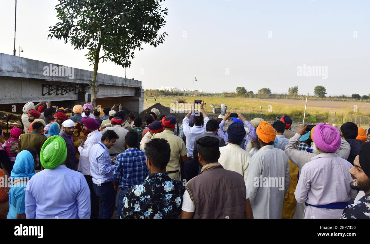 GURDASPUR, INDIA – NOVEMBER 8: Devotees pay obeisance toward Gurudwara ...