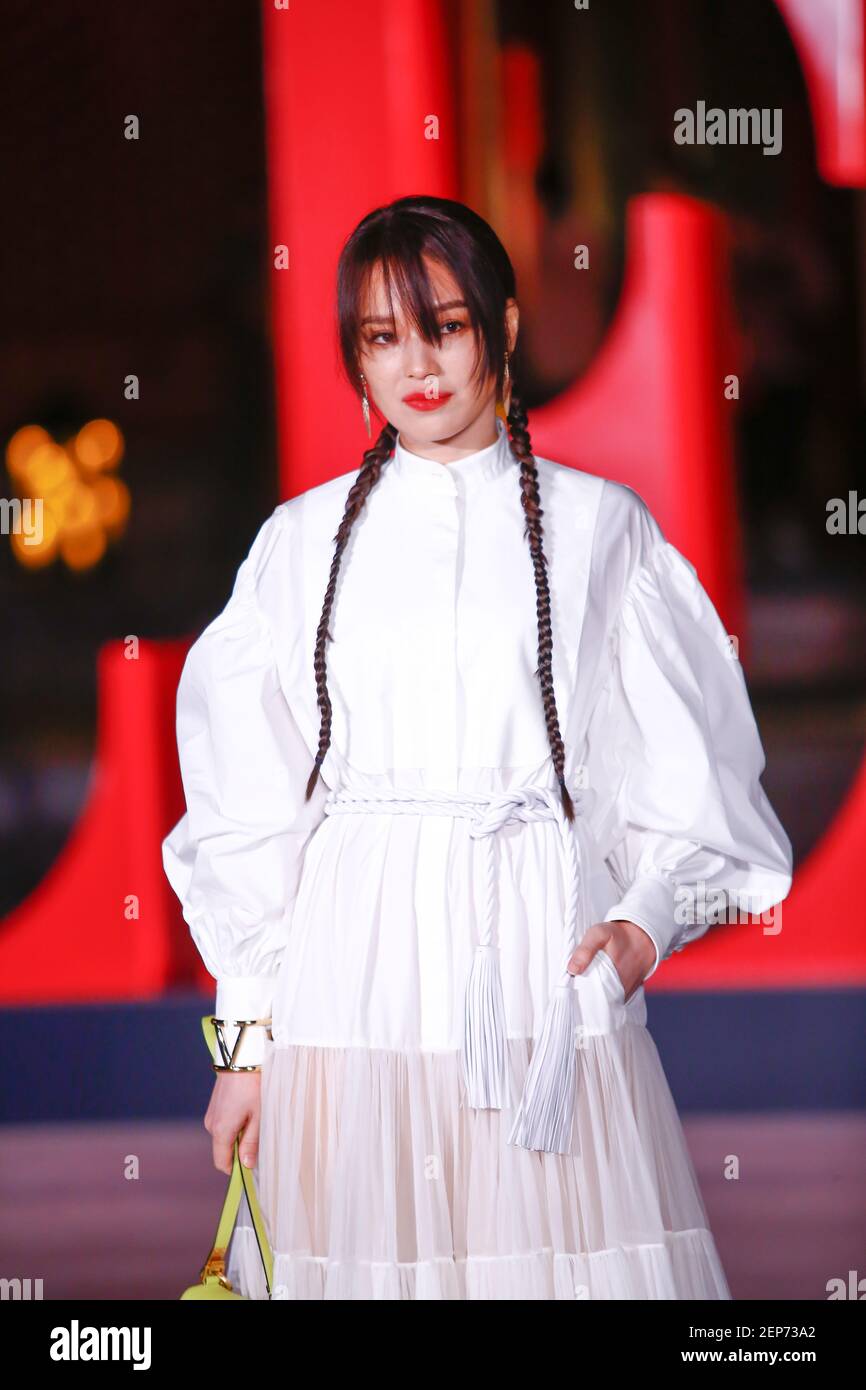 Taiwanese-Hong Kong actress and model Shu Qi attends the Valentino ...