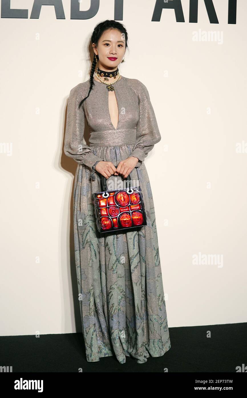 Chinese actress Li Meng attends Dior Lady Art Series Cocktail Party in ...