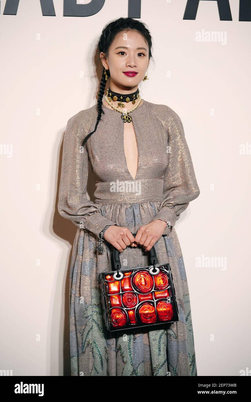 Chinese actress Li Meng attends Dior Lady Art Series Cocktail Party in ...