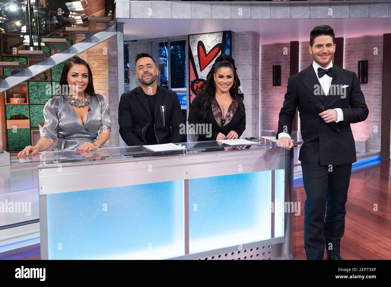 MIAMI, FL - NOV 8: Judges Dayana Garrote, Danny Lugo, Carolina Sandoval ...