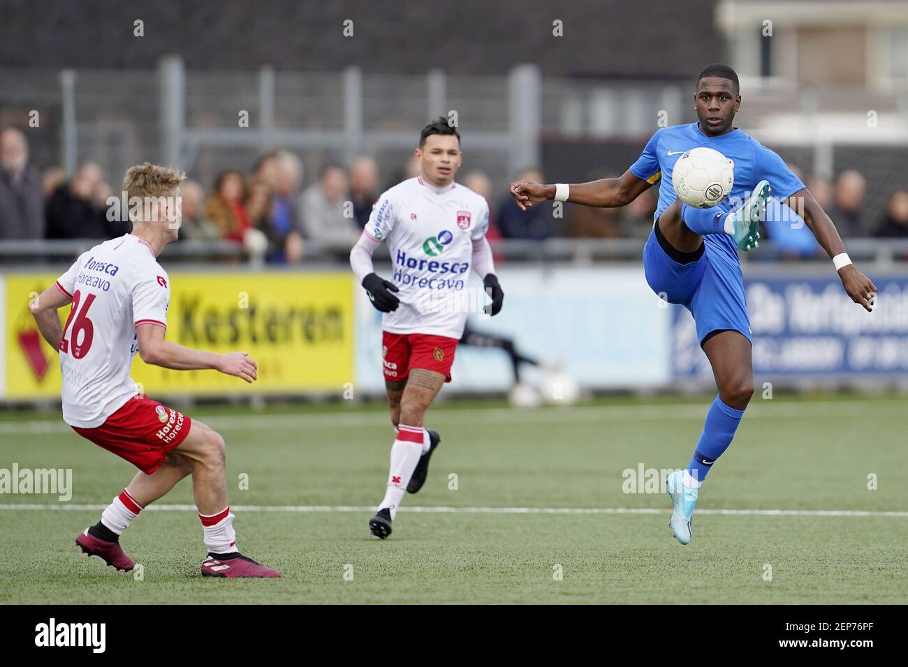 NOORDWIJK, 09-11-2019 , Sportpark Duinwetering , Dutch Football Tweede ...