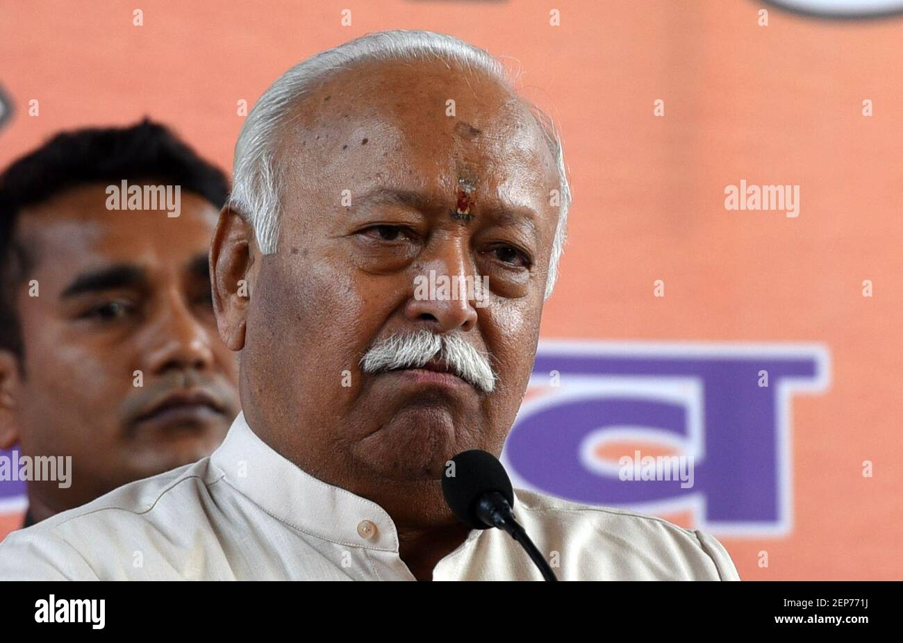 NEW DELHI, INDIA - NOVEMBER 9: Rashtriya Swamsevak Sangh (RSS) Chief ...