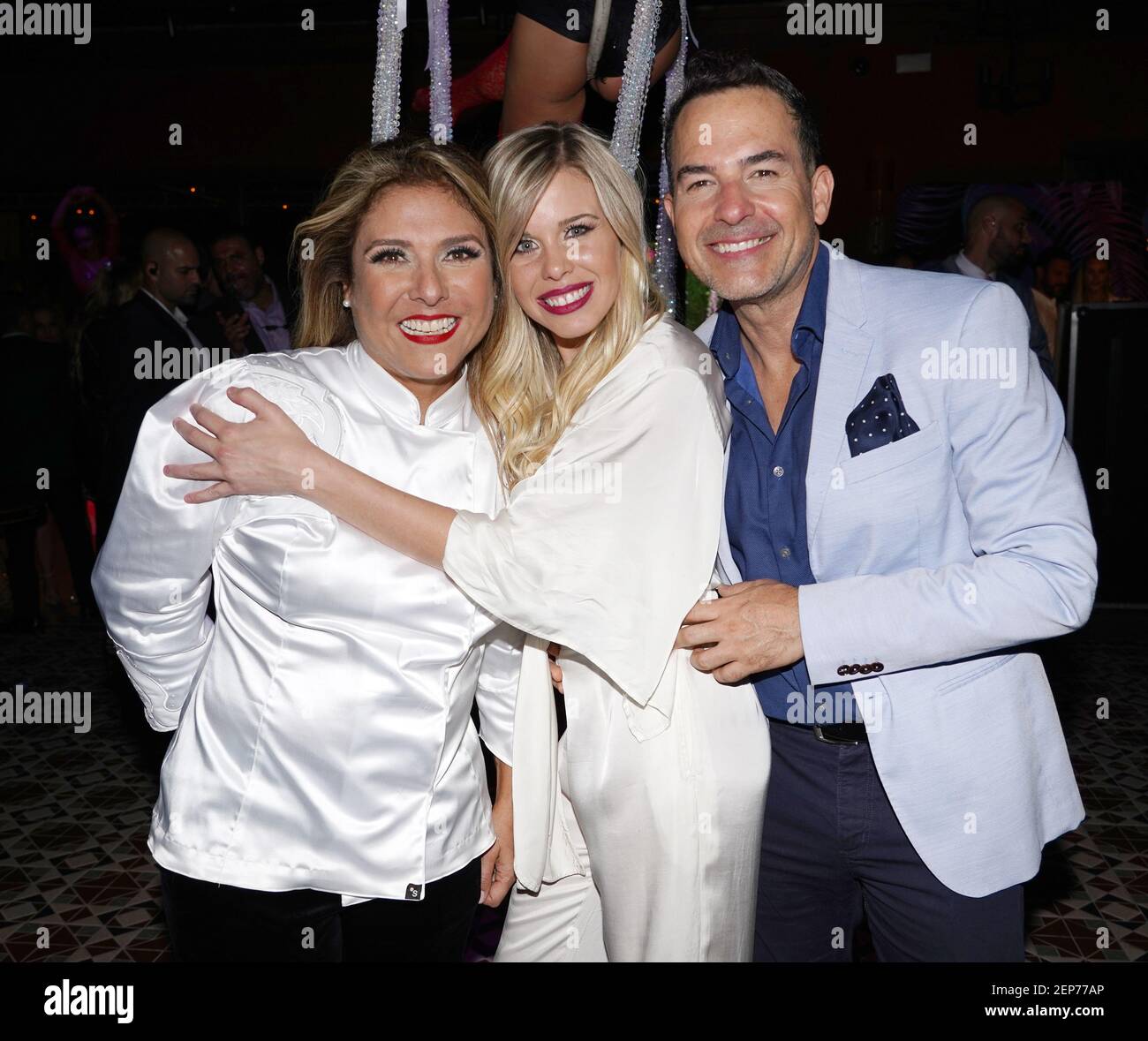 MIAMI, FLORIDA - NOVEMBER 08: Chef Lorena Garcia, Diana Ferrer and ...