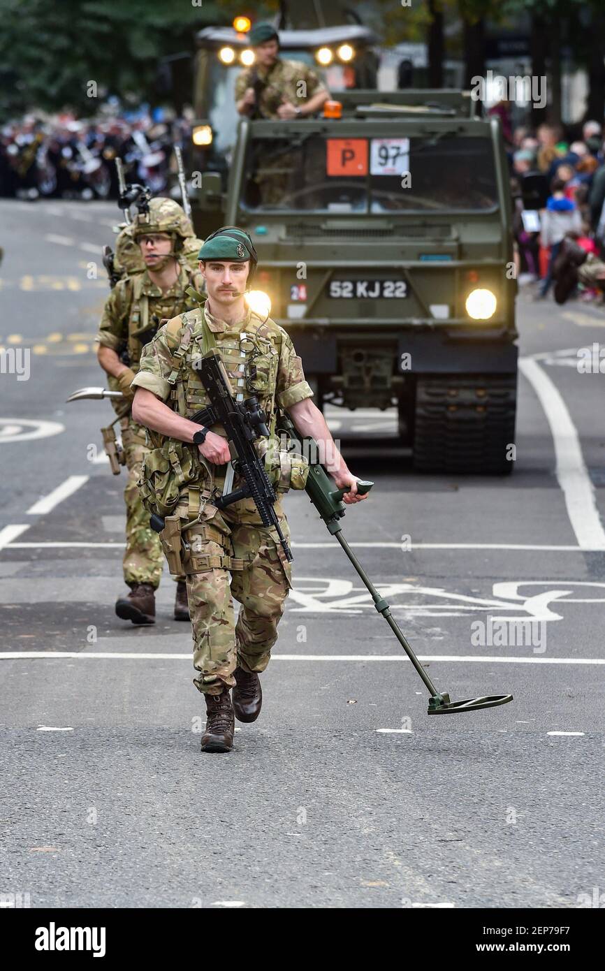 Members of 131 Independent Commando Sqn RE Military unit during The ...