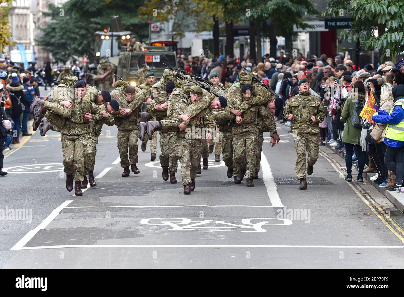 Members of 131 Independent Commando Sqn RE Military unit during The ...