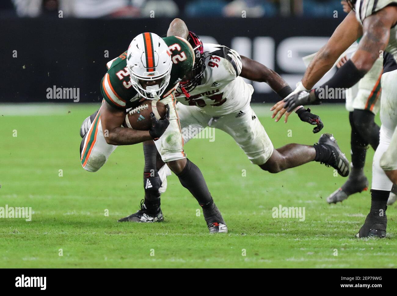 November 09, 2019: Miami Hurricanes running back Cam'Ron Harris (23 ...