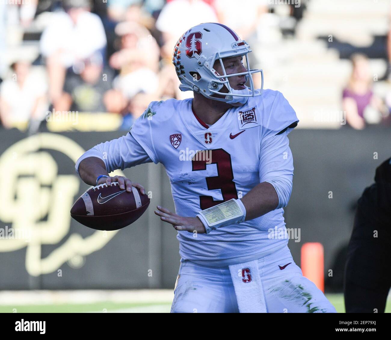November 9, 2019: Stanford Cardinal quarterback K.J. Costello (3) gets ...