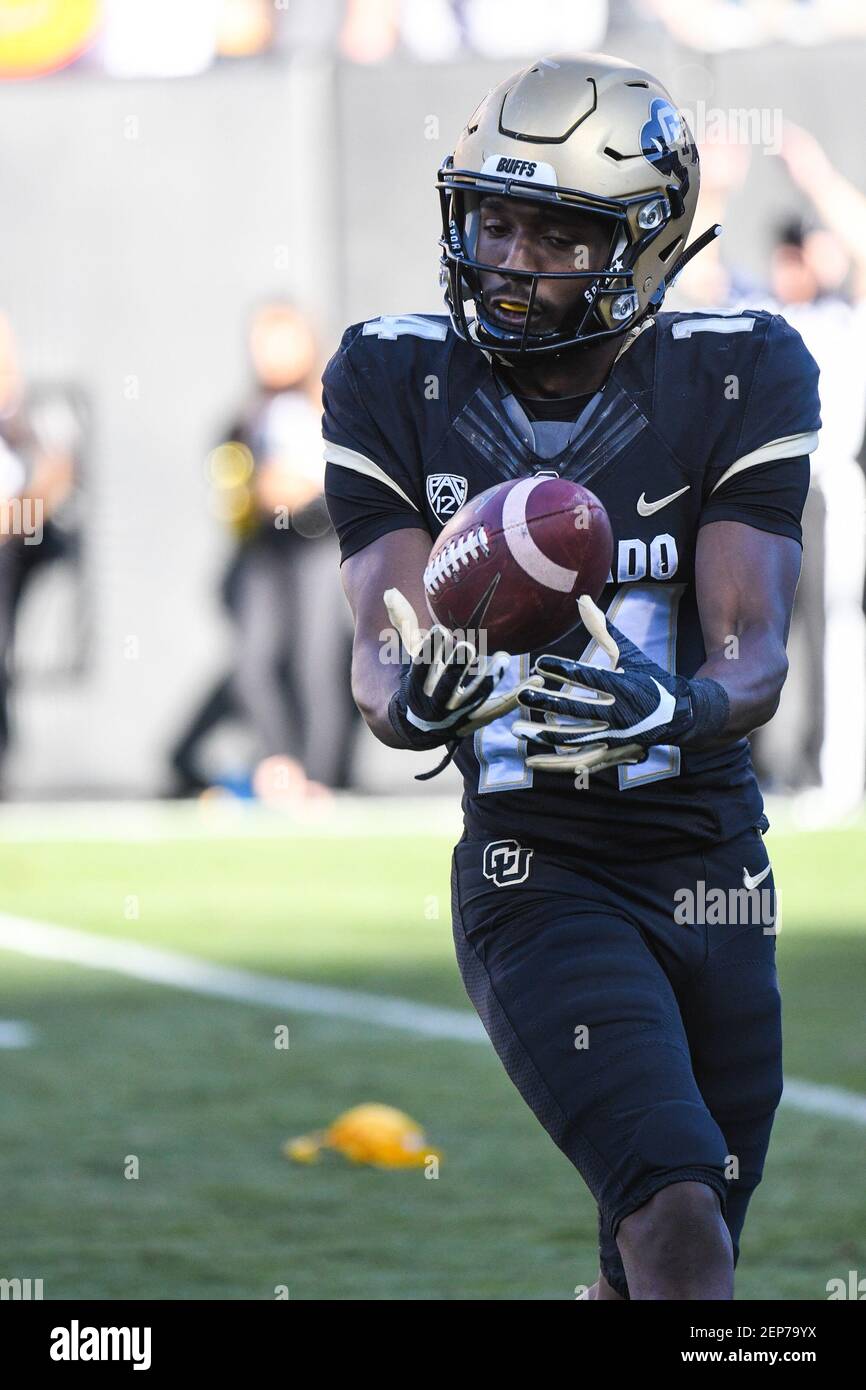 November 9, 2019: Colorado Buffaloes wide receiver Dimitri Stanley (14 ...