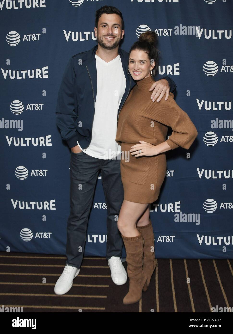 (L-R) Tanner Tolbert and Jade Roper-Tolbert arrives at the 2019 Vulture ...