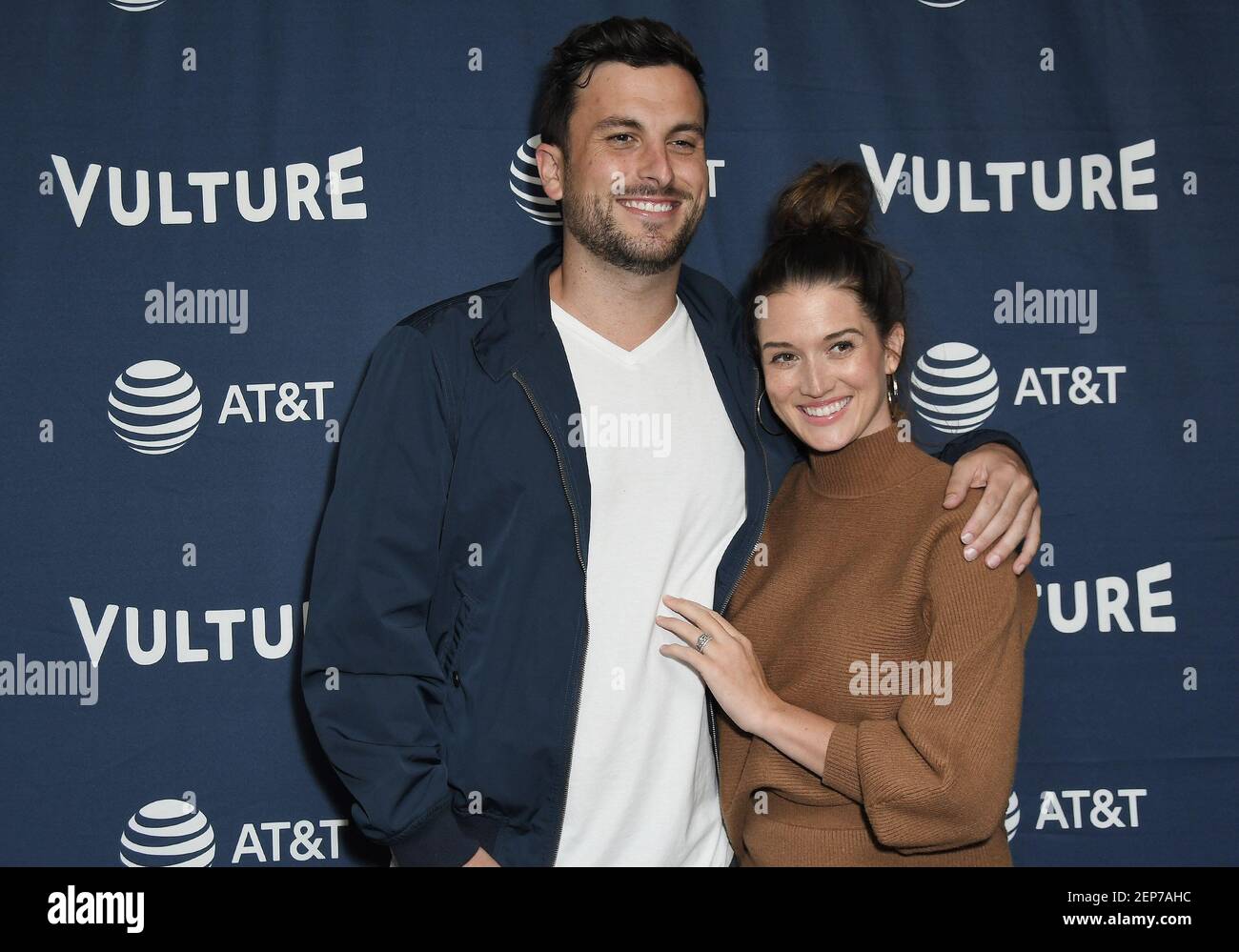 (L-R) Tanner Tolbert and Jade Roper-Tolbert arrives at the 2019 Vulture ...