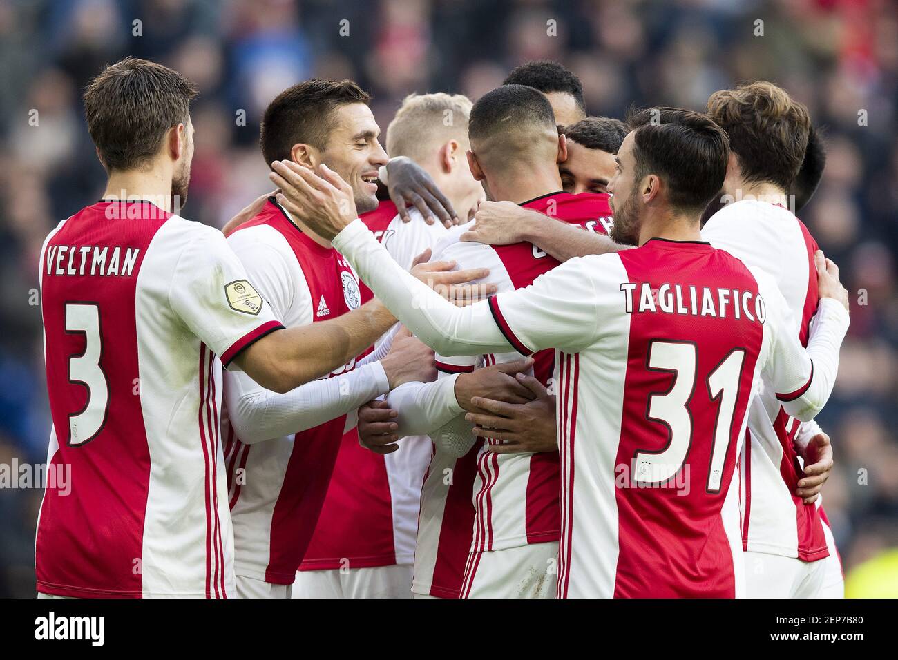 AMSTERDAM, 10-11-2019 JohanCruyff Arena , Dutch Eredivisie Football ...