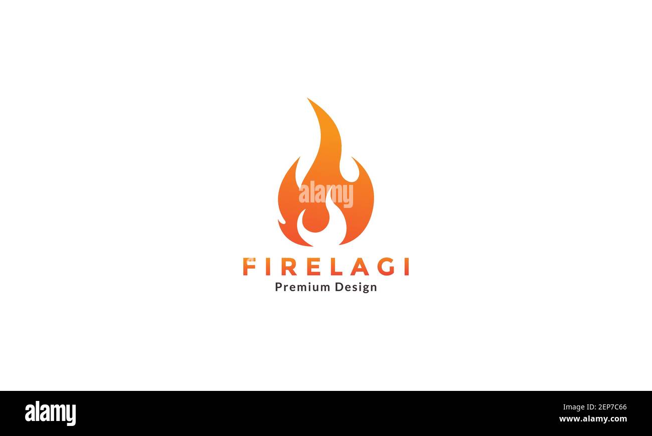 abstract fire hot modern shape logo design vector icon symbol graphic ...