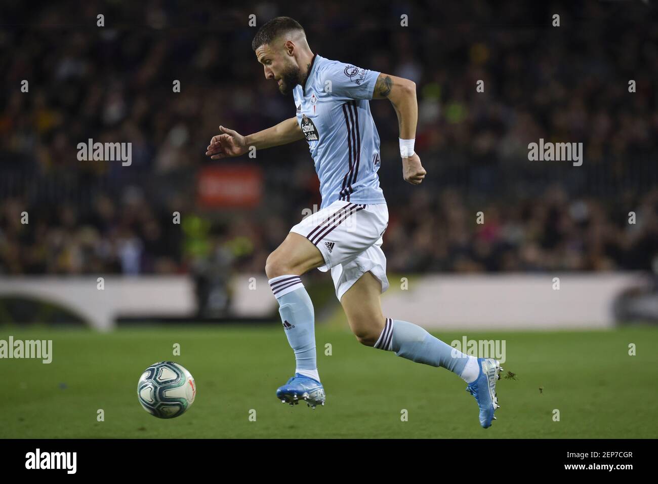 David Junca of RC Celta during the match FC Barcelona v RC Celta, of ...