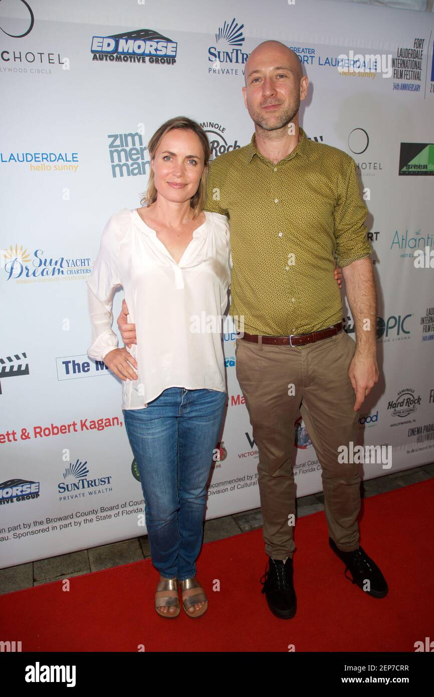 FORT LAUDERDALE, FLORIDA - NOVEMBER 09: Radha Mitchell and Ben ...