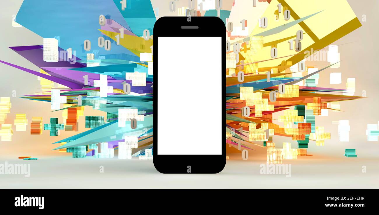 New Mobile App Copyspace as a Featured Concept Stock Photo - Alamy