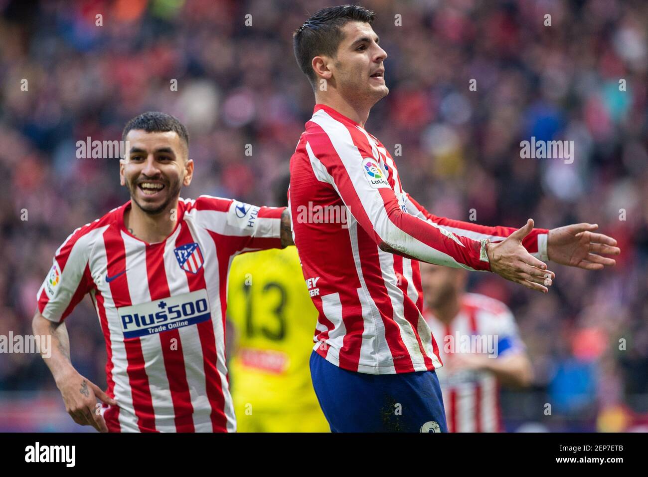 Alvaro Morata of Atletico de Madrid during the match Atletico de Madrid ...