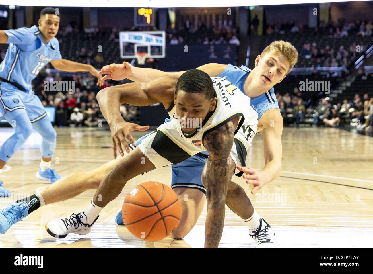November 10, 2019: Wake Forest Demon Deacons guard Torry Johnson (11 ...