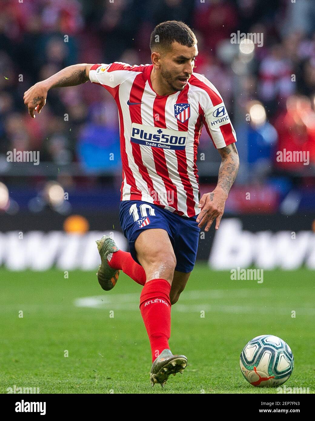 Angel Correa of Atletico de Madrid during the match Atletico de Madrid ...