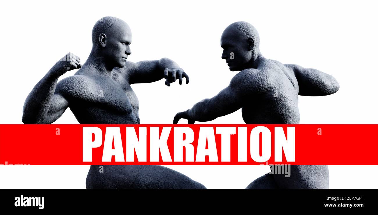 Pankration Class Combat Fighting Sports Background Stock Photo - Alamy