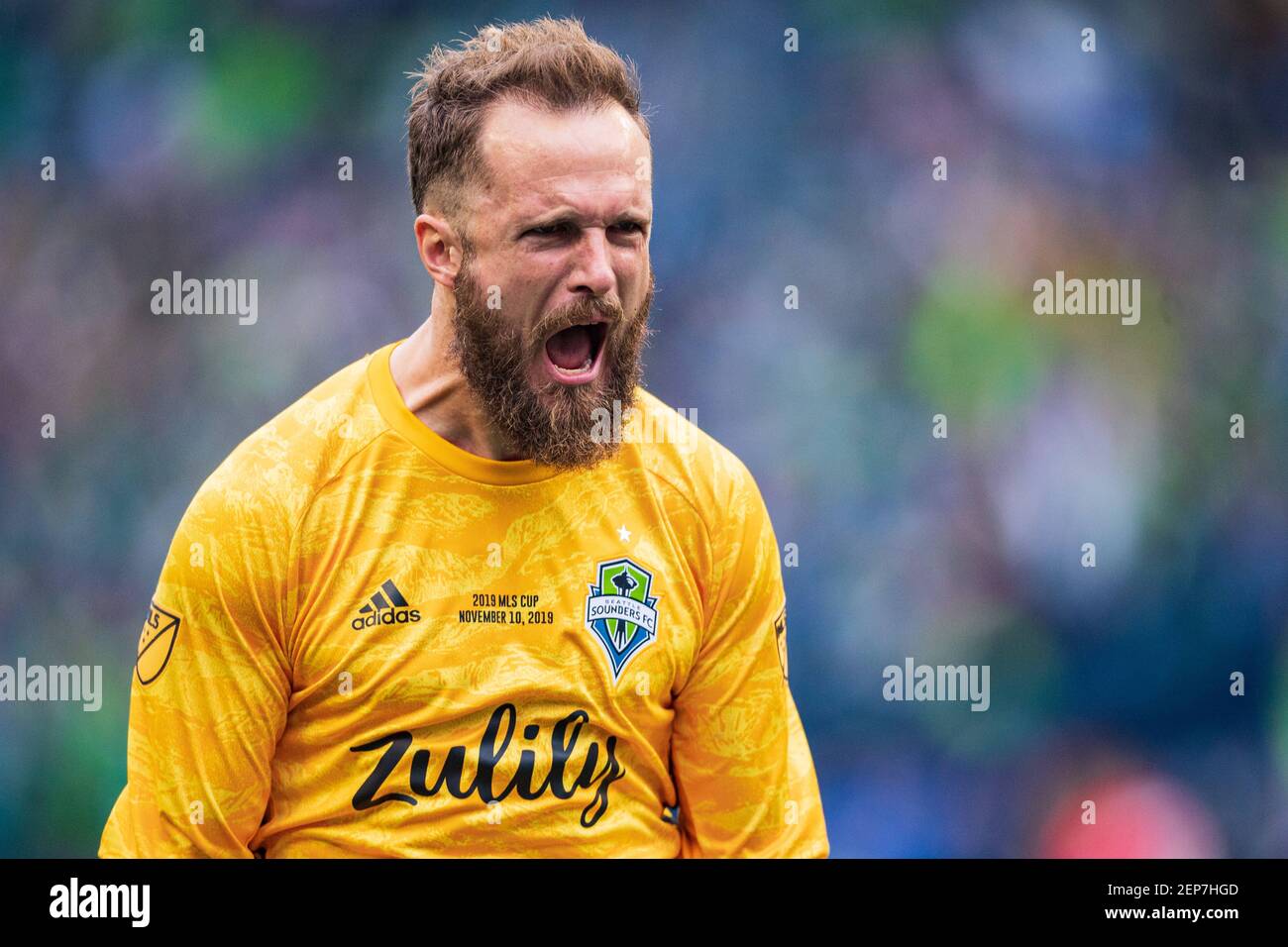 Seattle Sounders goalkeeper Stefan Frei (24) during the MLS Cup ...