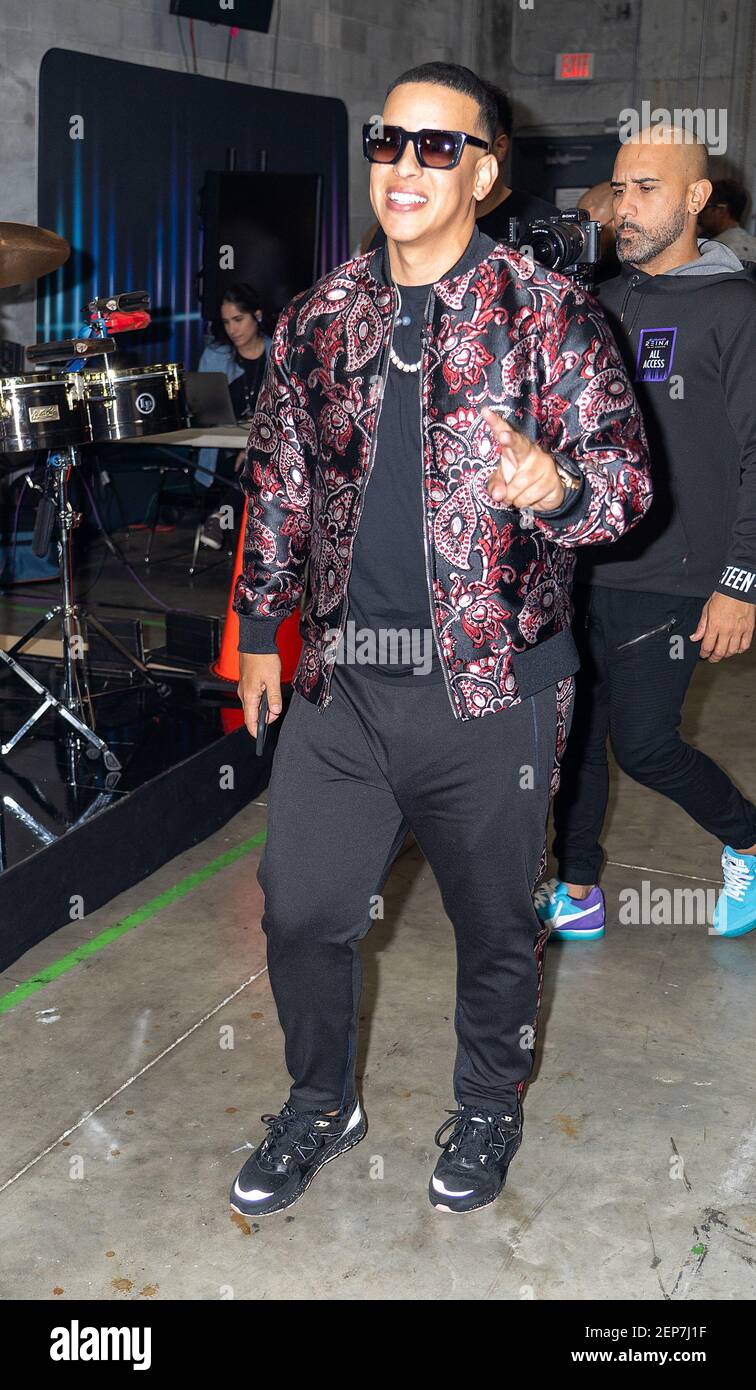 MIAMI, FL - NOV 10: Daddy Yankee is seen arriving at Univision 8th gala ...