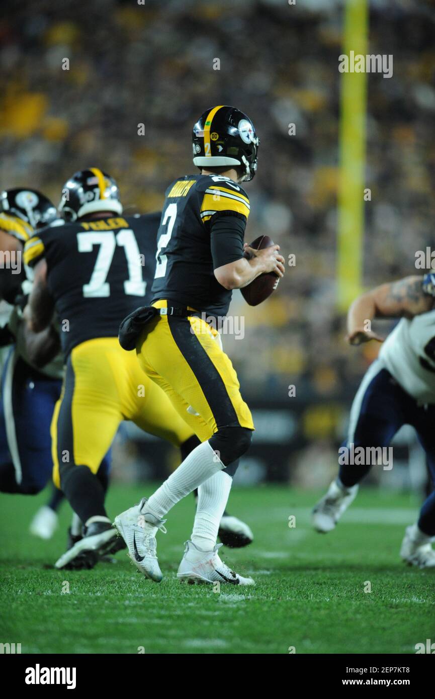 November 10th, 2019: Mason Rudolph #2 during the Pittsburgh Steelers vs ...