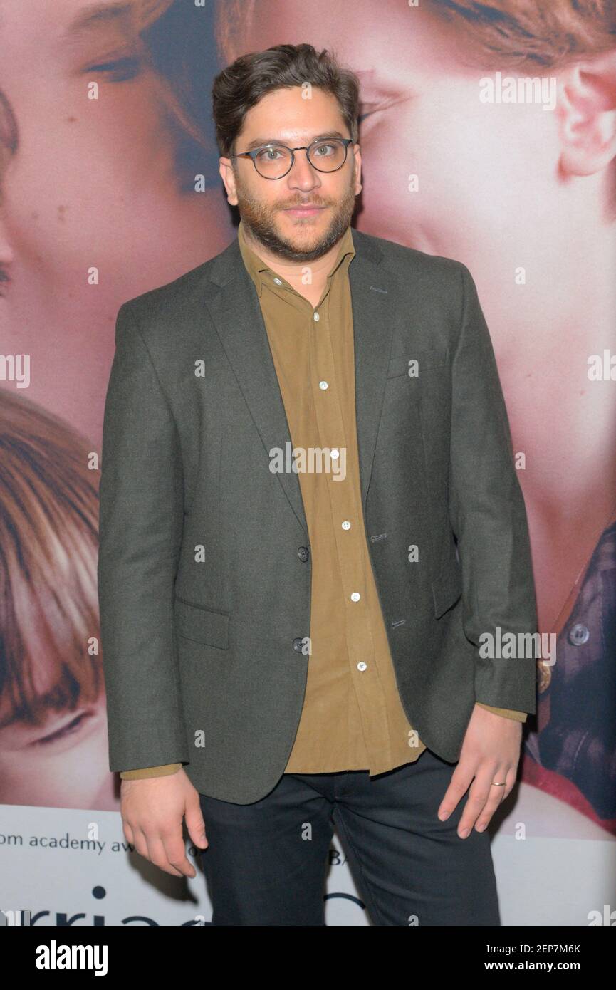 Matt Shear attends the Marriage Story Premiere at Paris Theater in New ...