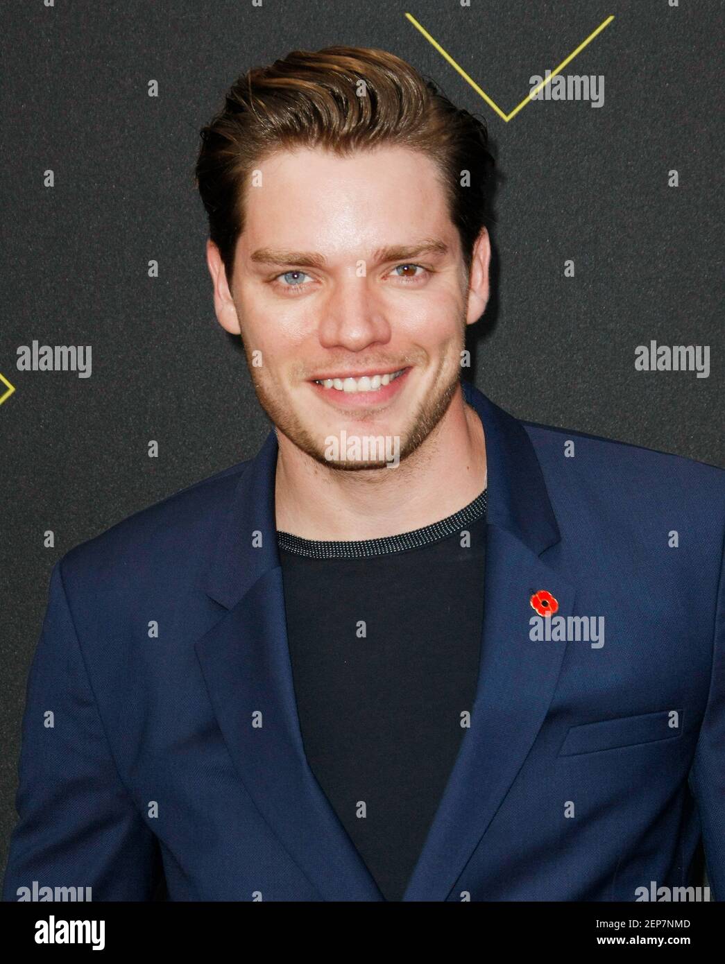 Dominic Sherwood attends the 2019 E! People's Choice Awards at Barker ...