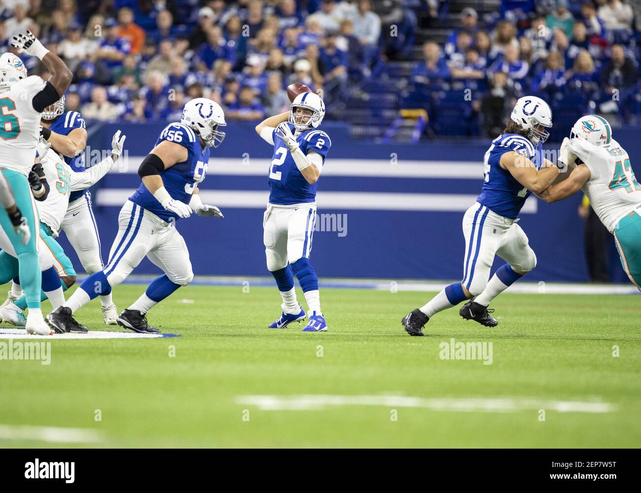 November 10, 2019: Indianapolis Colts quarterback Brian Hoyer (2 ...