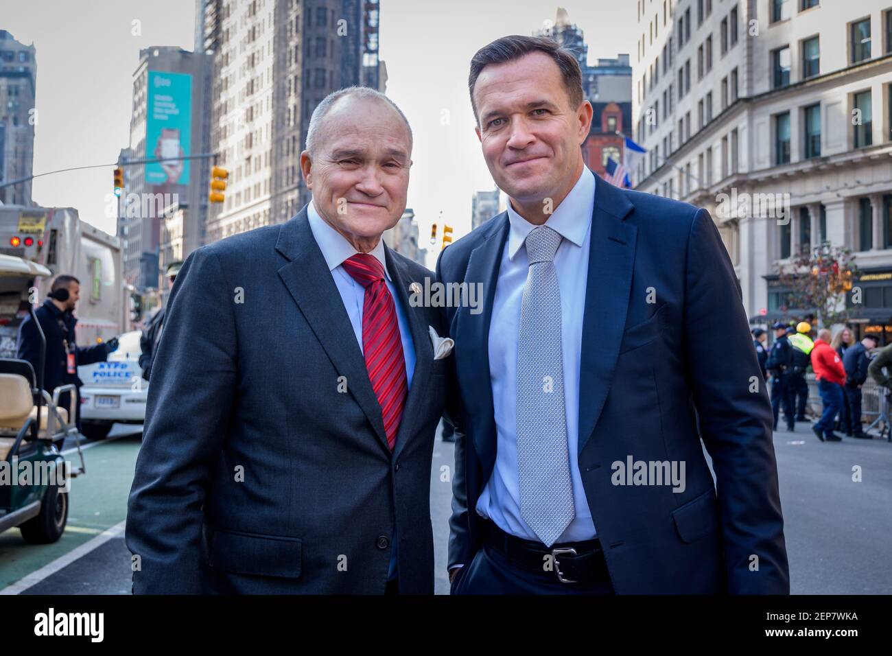 Former NYYPD Commissioner Raymond Kelly and his son Fox News Anchor ...