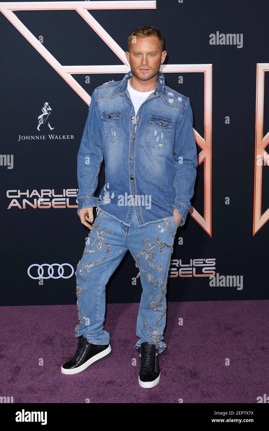 August Getty at the Charlies Angels World Premiere held at Regency ...